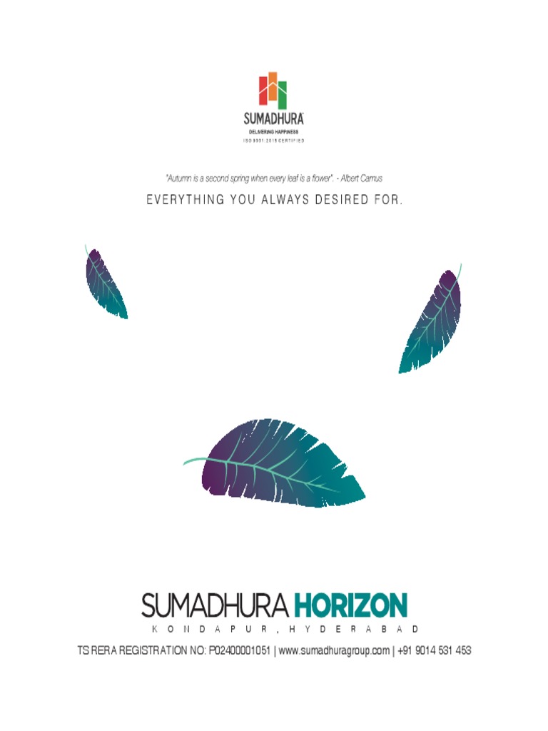 Sumadhura-Horizon-E-Brochure | PDF
