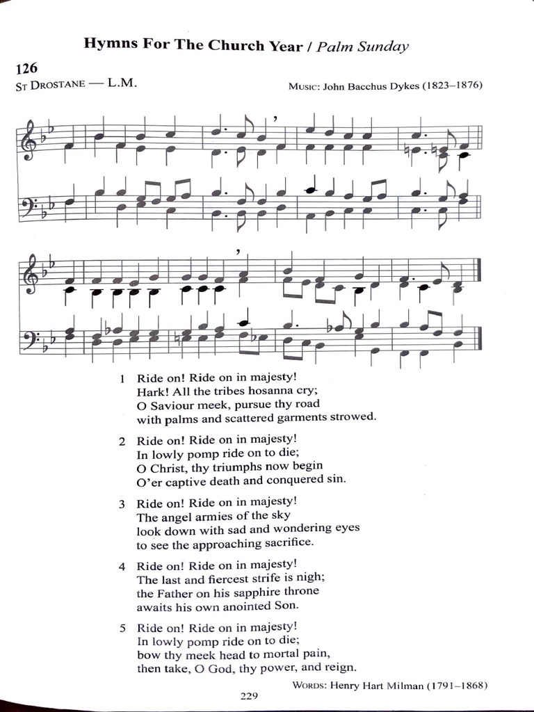 CPWI 126 Ride On in Majesty and CPWI 127 All Glory Laud and Honour ...