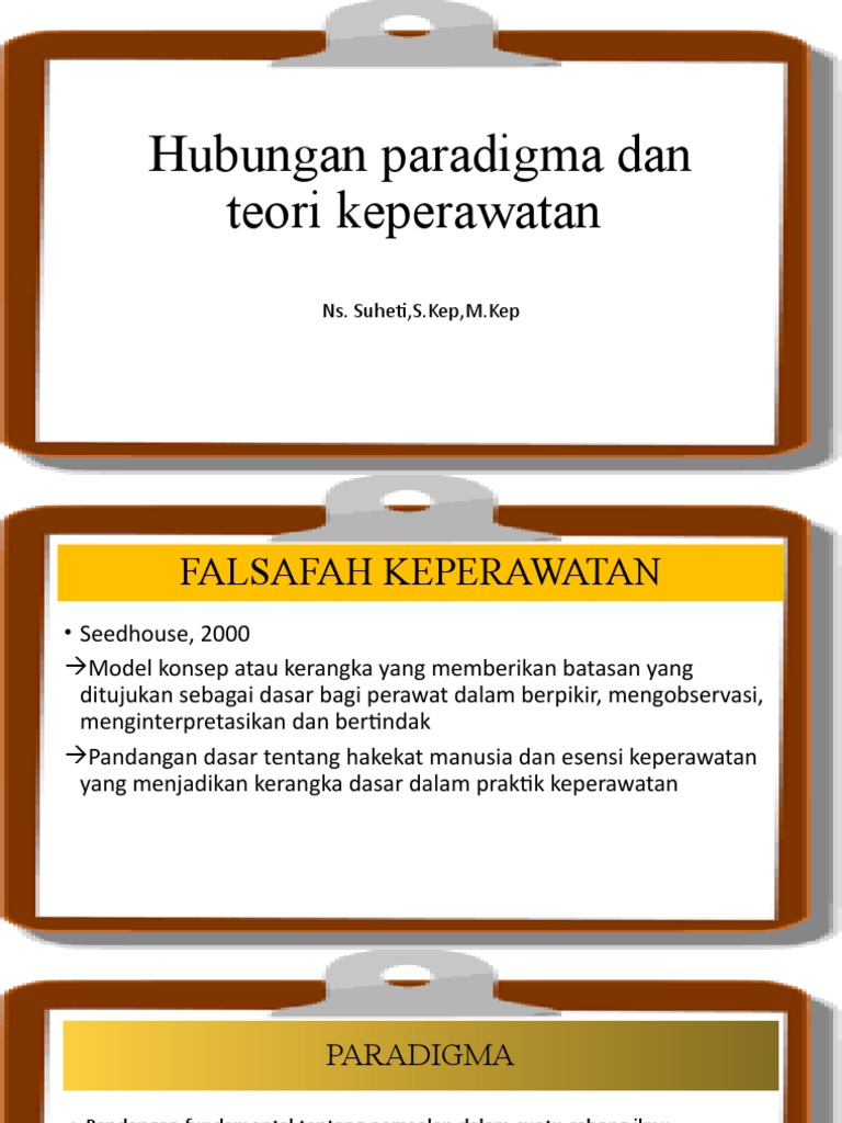 6. Hubungan Paradigma Dan Teori Keperawatan | PDF