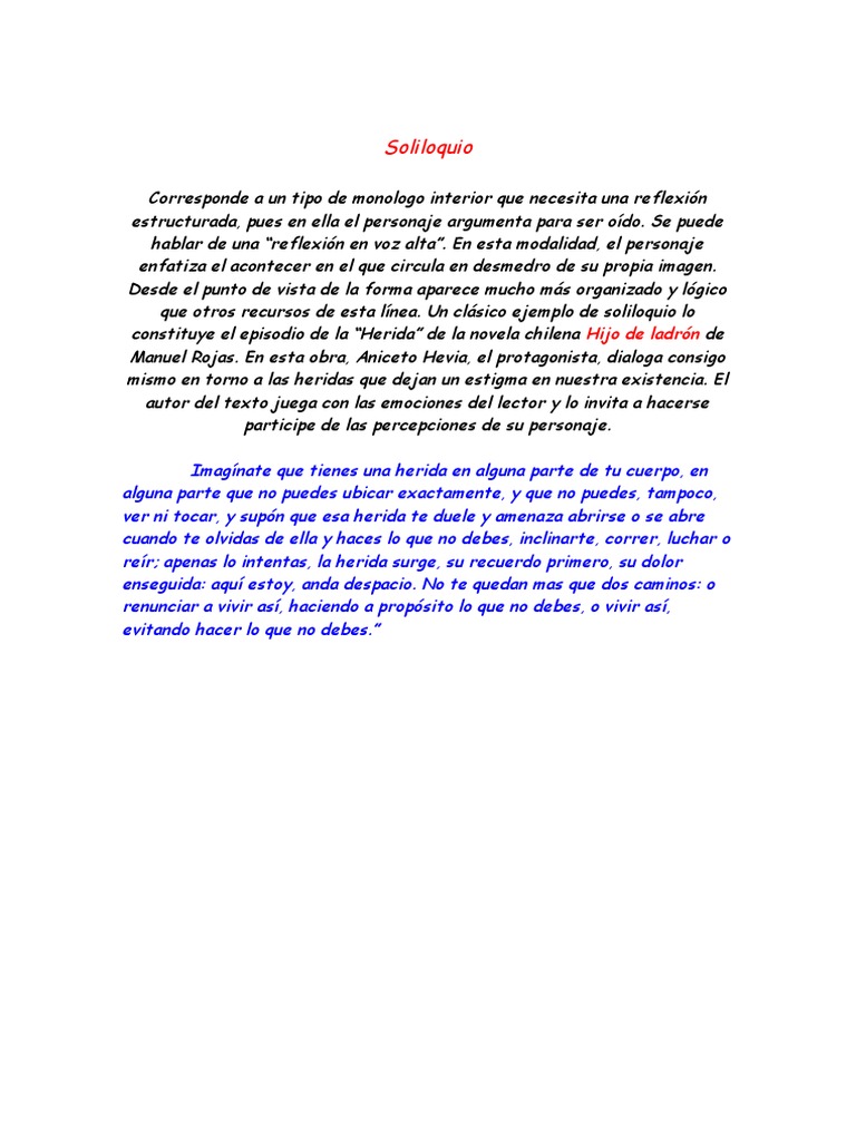 Soliloquio | PDF