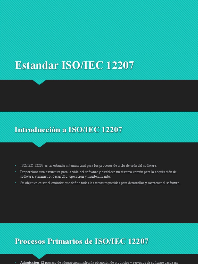 Iso 12207 | PDF