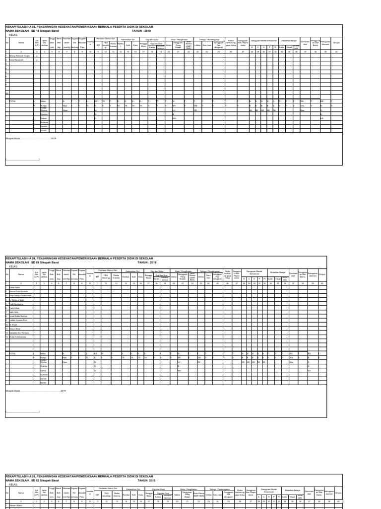 Blanko Penjaringan 2021 | PDF