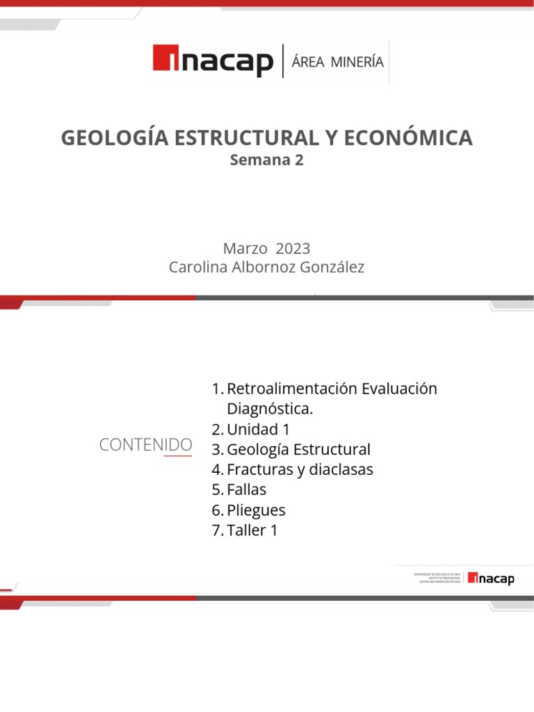 PPT2 - Geología Estructural - Semana 2 - Estructuras Geológicas | PDF ...