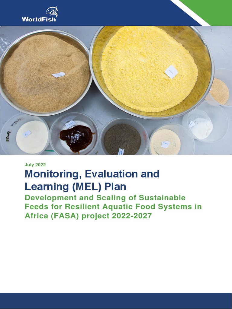 Monitoring, Evaluation and Learning (MEL) Plan | PDF | Sustainability | Food Security