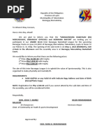 Fiesta Solicitation Letter | PDF | Festival