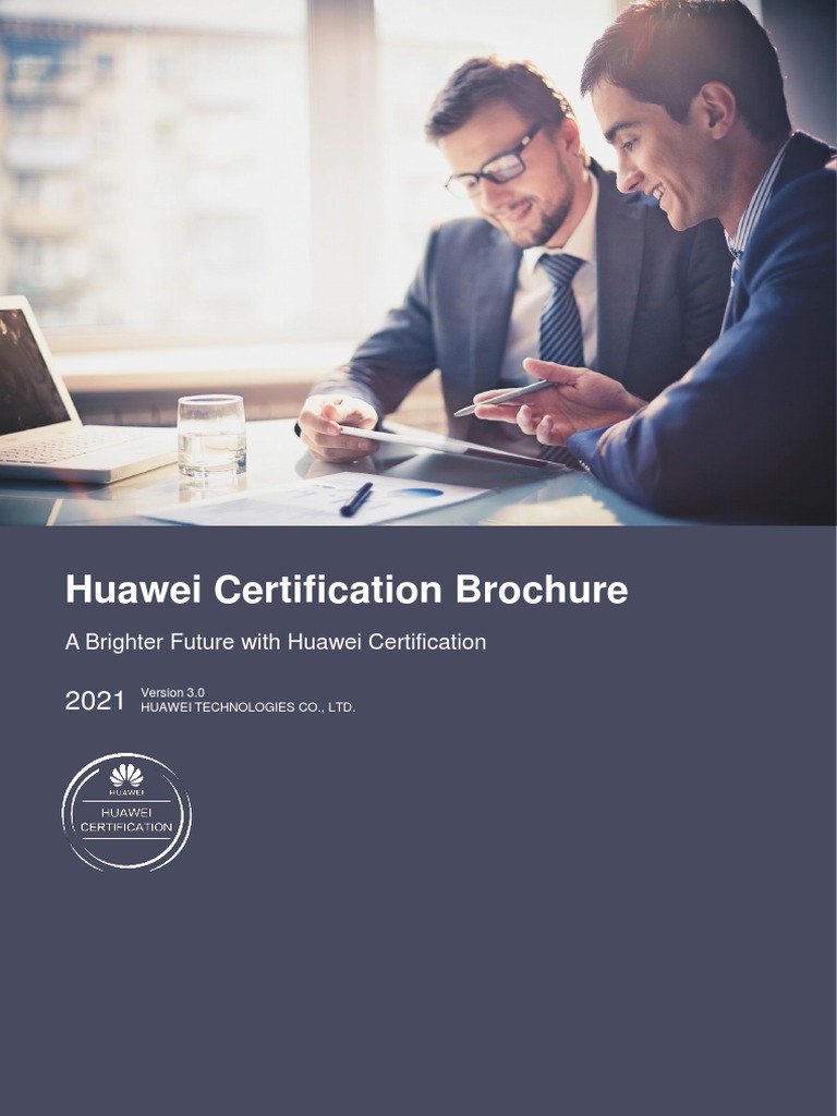 Huawei Certification Brochure 2021 | PDF | Internet Of Things | Educational Technology