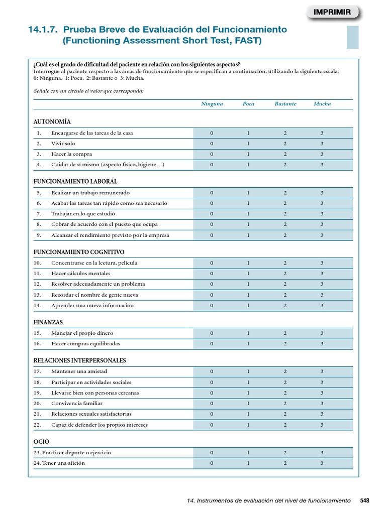 Escala 14.1.7 | PDF | Evaluación