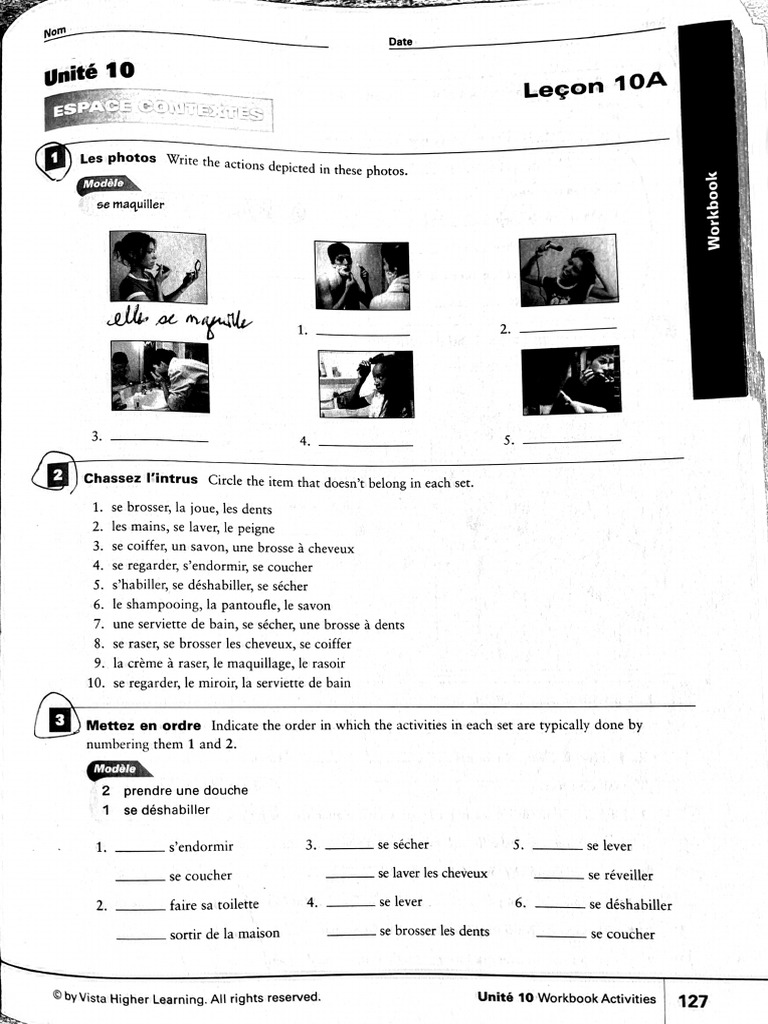 French Worksheets | PDF