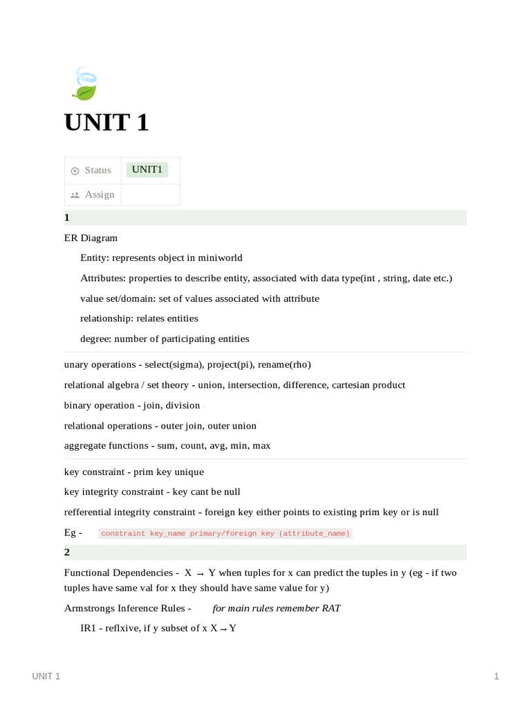 DBT 1 | PDF | Database Index | Computer Data Storage