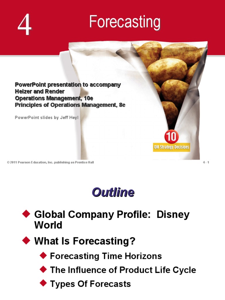 Forecasting in Operations Management | PDF | Forecasting | Time Series