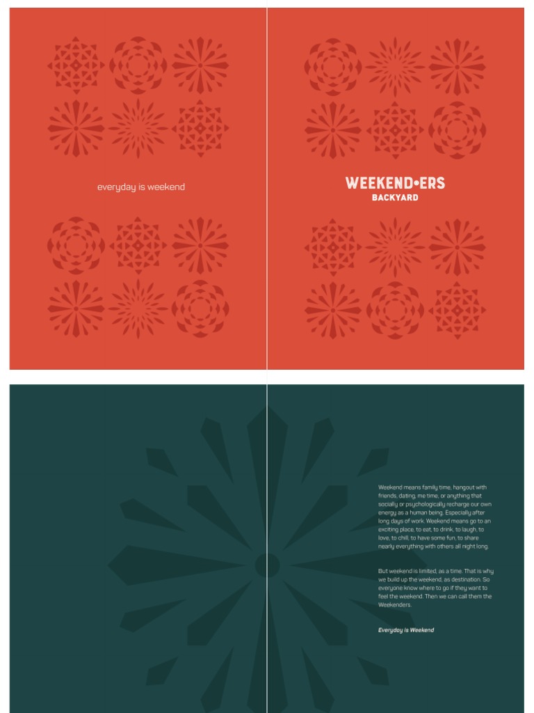 Menu Weekenders Backyard | PDF