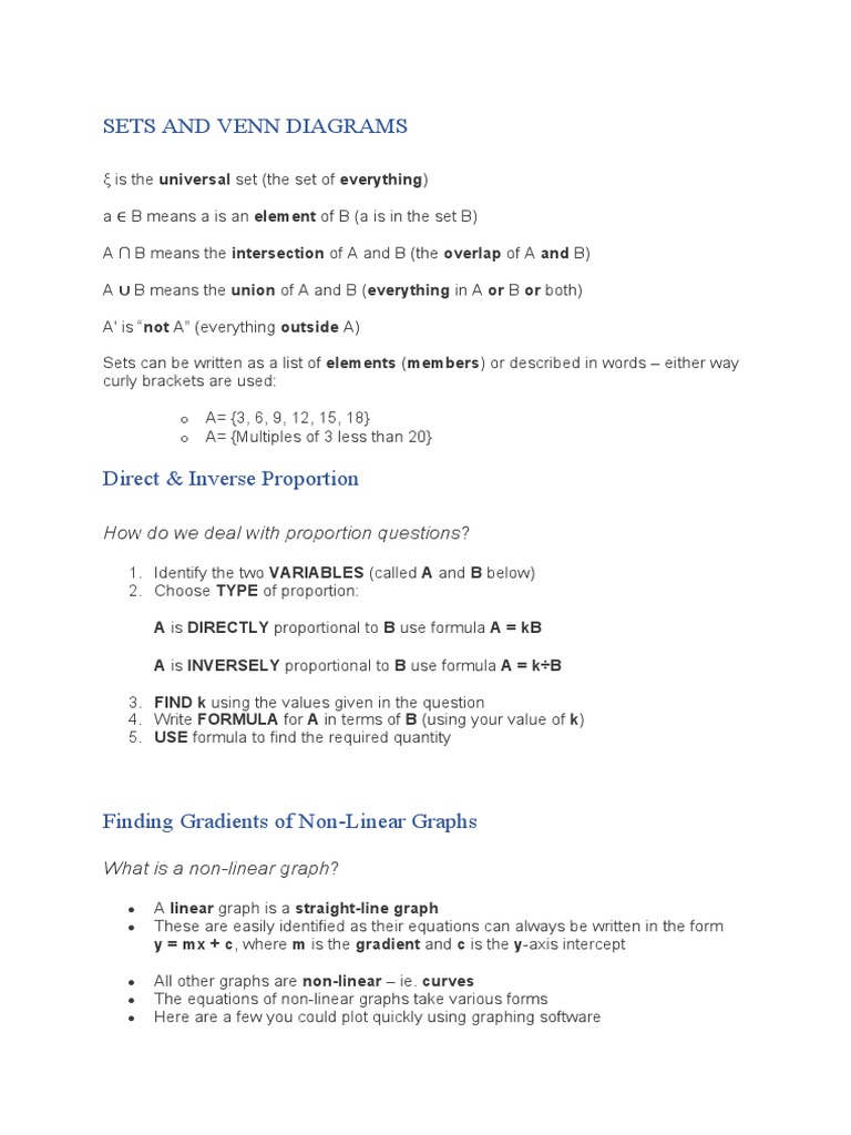 Maths Notes Pdf Circle Triangle