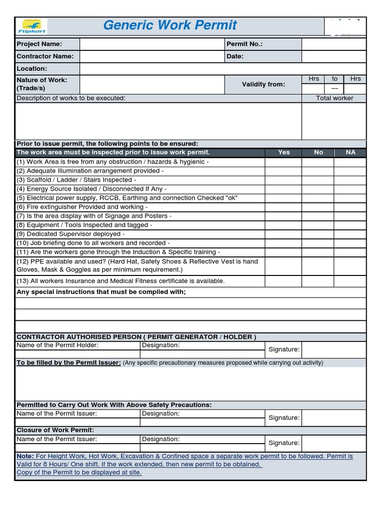 2. General Work Permit | PDF