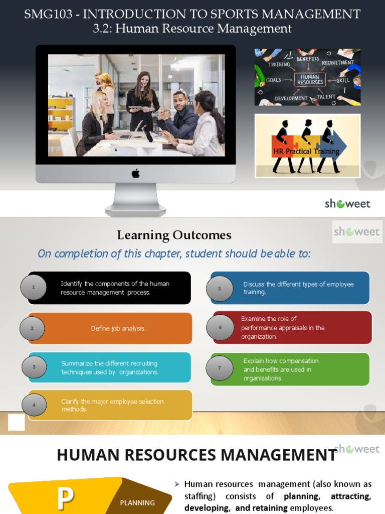 Smg103 - Introduction To Sports Management 3.2: Human Resource ...