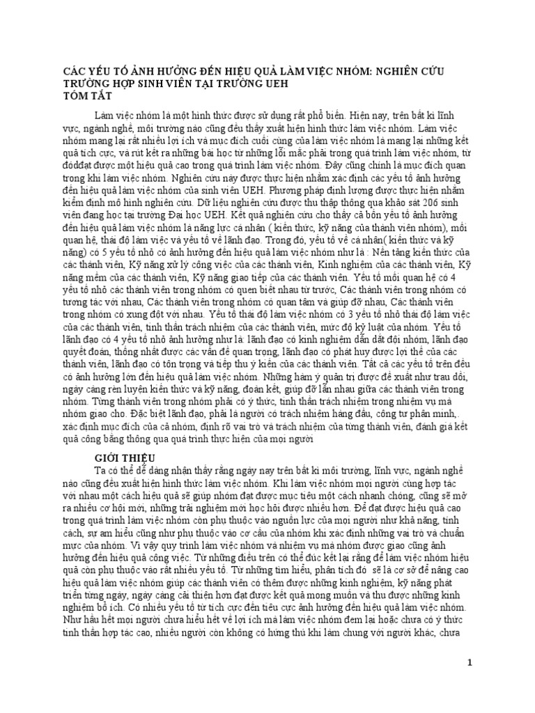 Bài tóm tắt Nhóm 8 | PDF