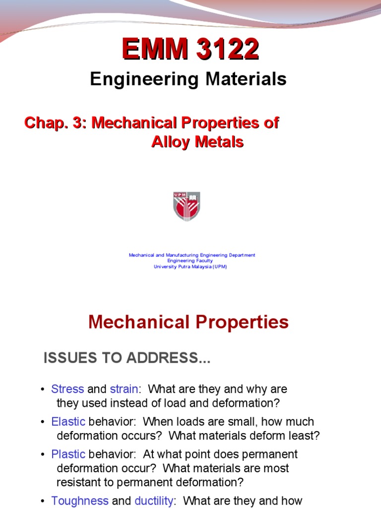 E-EMM 3122-3-Mechanical Properties-N | PDF