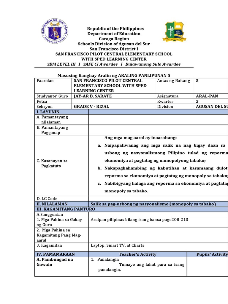 Masusing-Banghay-Aralin-ng-Araling-panlipunan 2 | PDF