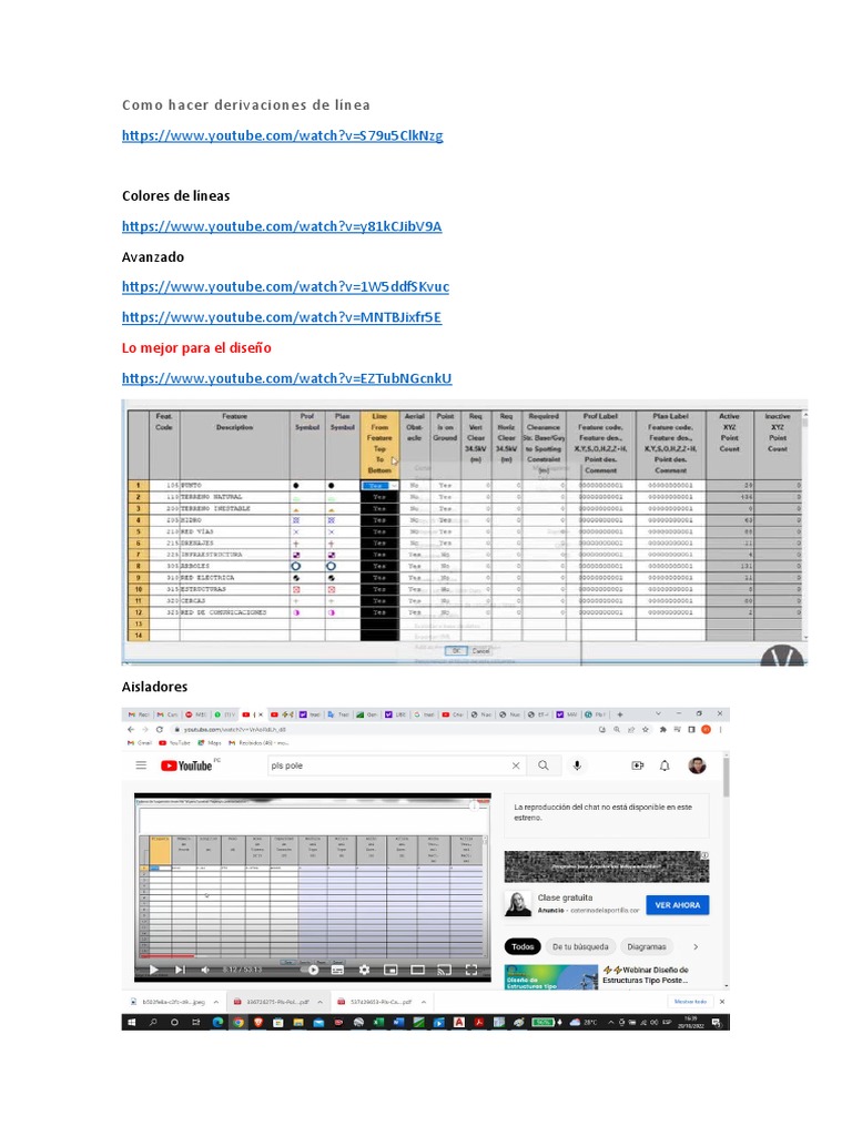 Apoyo para Otra Informacion Del Plscadd | PDF | Aislador (Electricidad ...