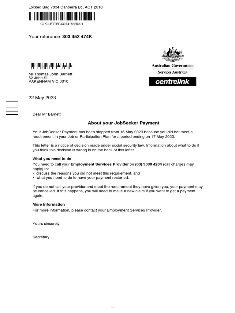 MOF Suspension Letter TCF - J307415625 | PDF | Governance | Government