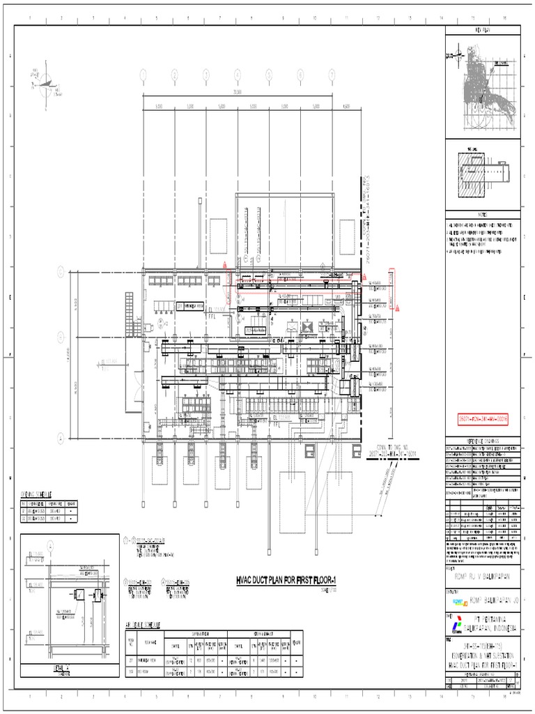 26071-203-H6K-341-16012 - 030 - Hvac Duct Plan For First Floor-1 | PDF