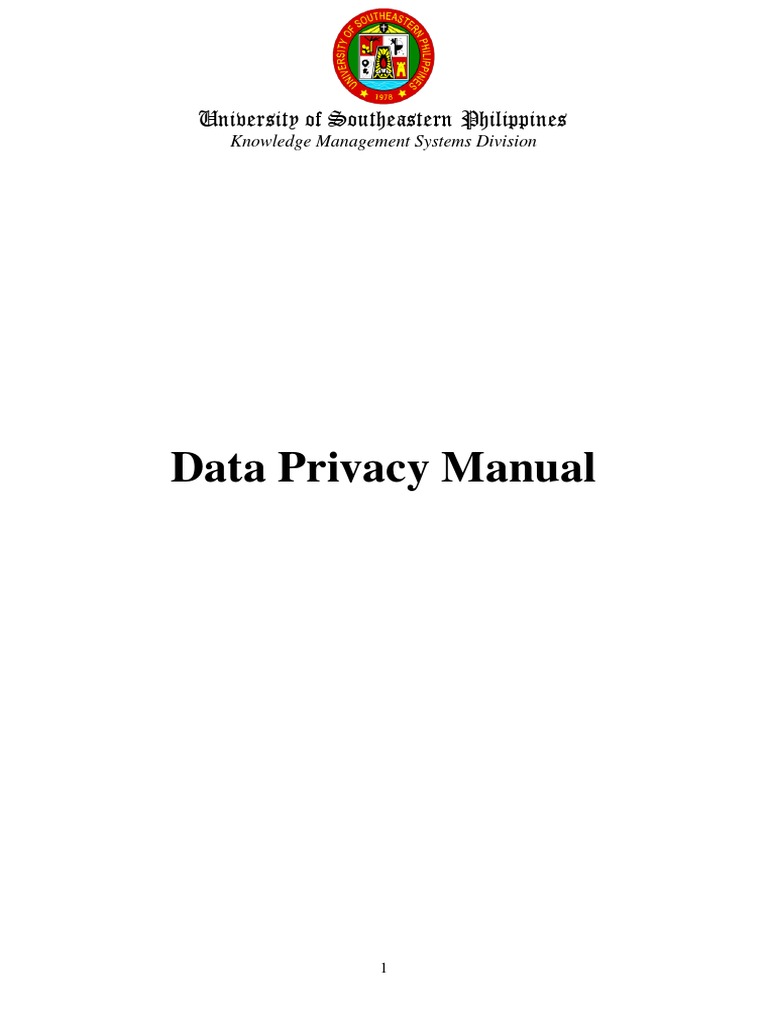Data-Privacy-Manual USP | PDF | Information Security | Privacy