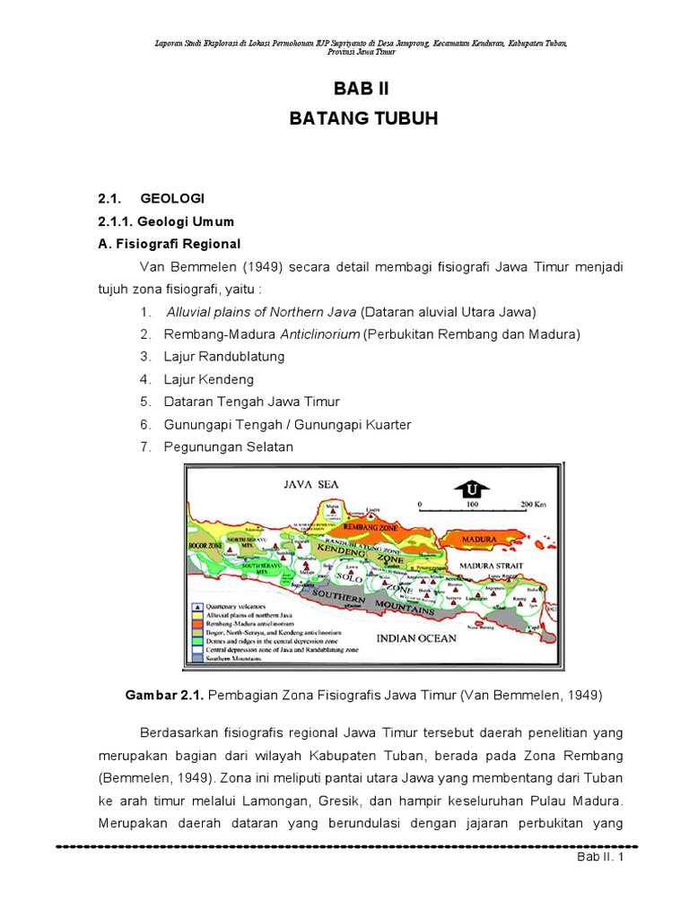 Geologi dan Stratigrafi Tuban | PDF