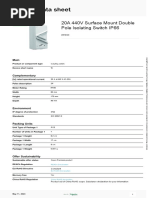 Core Balance Current Transformer CSH200 Product Data Sheet | PDF