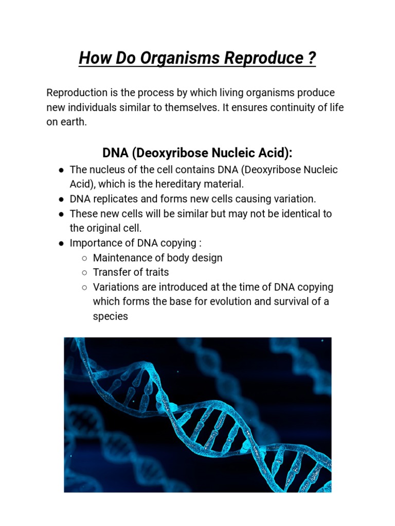 How Do Organisms Reproduce | PDF | Flowers | Sexual Reproduction