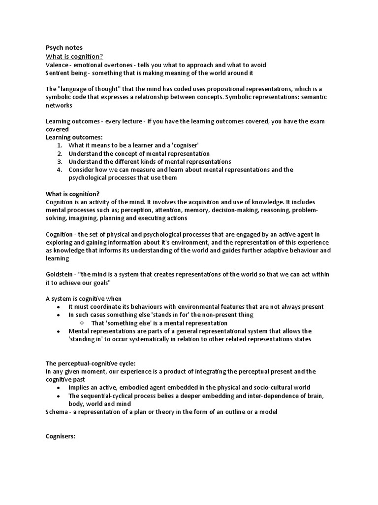 Psych Notes | PDF