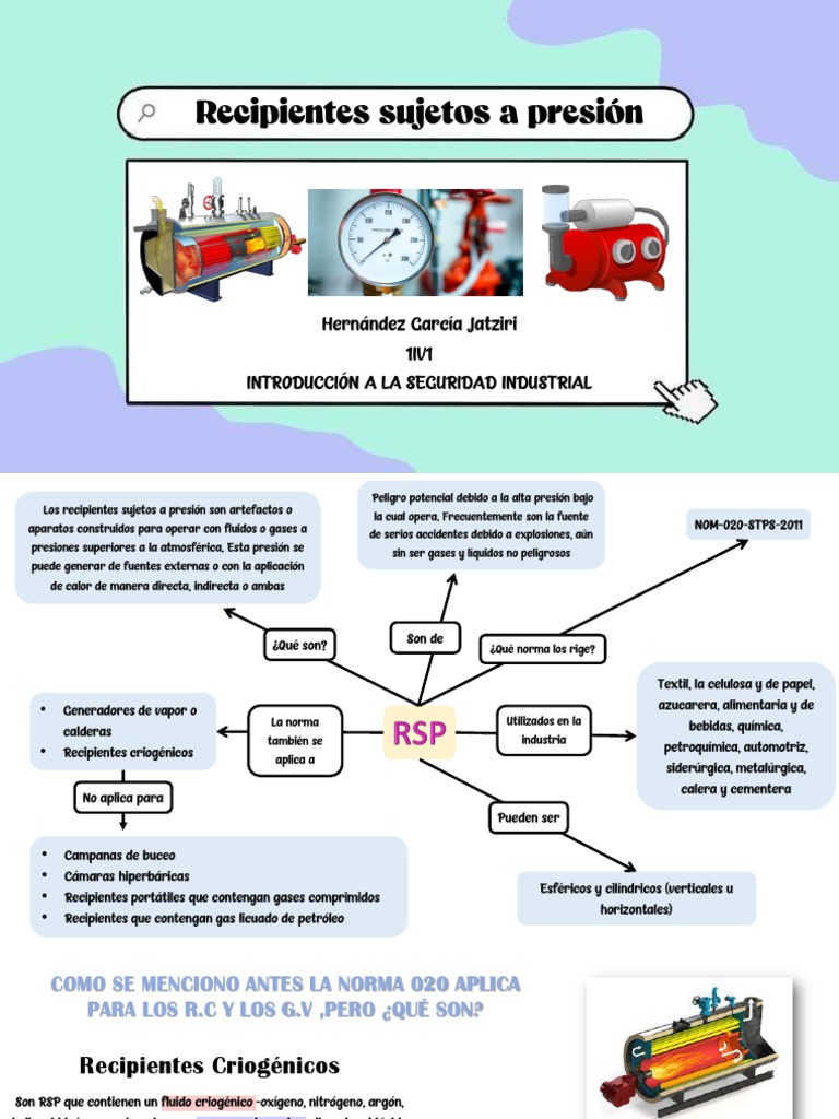 Seguridad en Recipientes a Presión | PDF | Presión | Gases