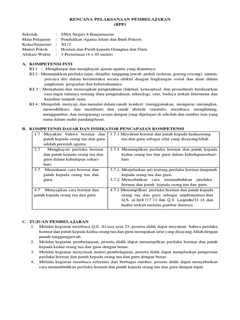 RPP Buat PKG Selasa Faisal | PDF | Karier & Perkembangan | Kesehatan Holistik