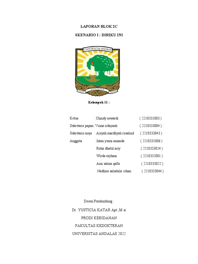LAPORAN BLOK 2c SKENARIO 1 | PDF