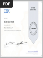 Coursera Certificate Example | PDF