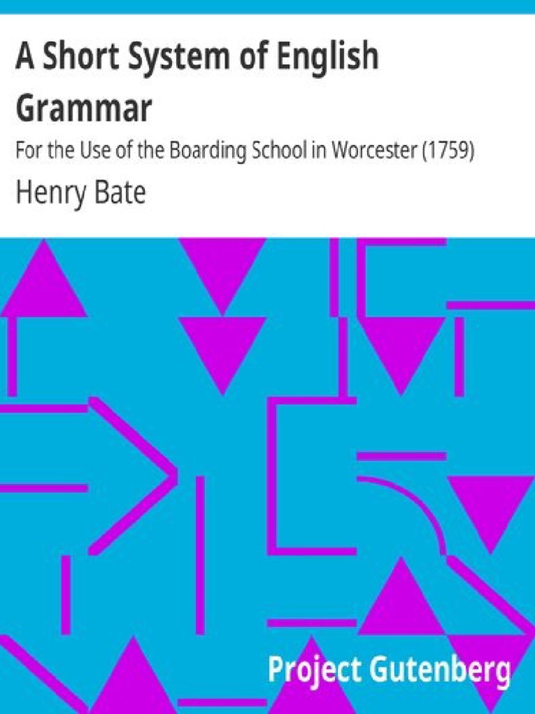 English Grammar | PDF | Verb | Project Gutenberg
