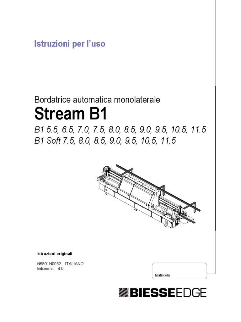 User Manual Stream B1 Italian | PDF