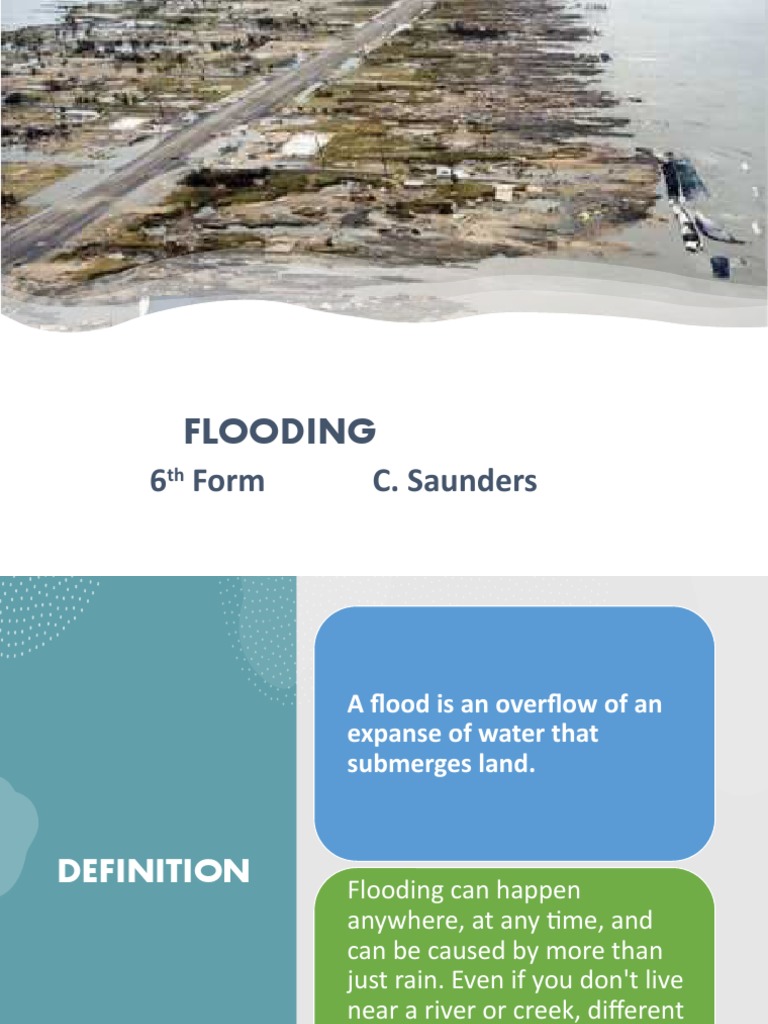 FLOODING - PPTX 6TH FORM - Unit 1 | PDF | Flood | Storm Surge