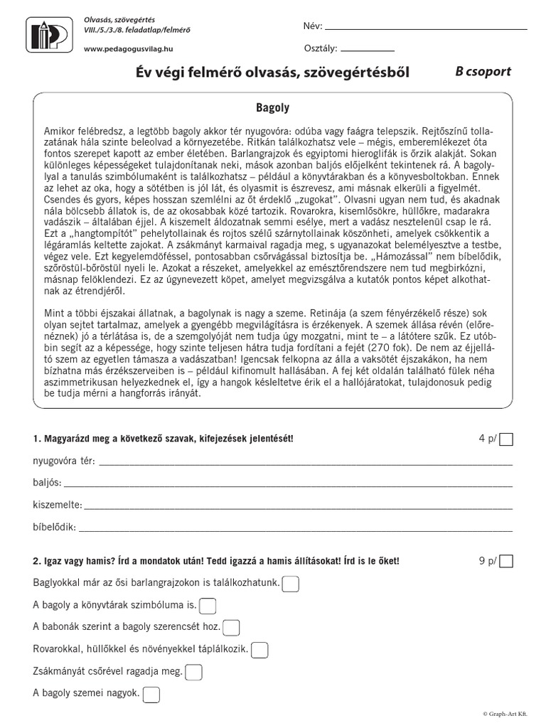 Pip 1705 Olv Szov 3o FL Felm 8 | PDF