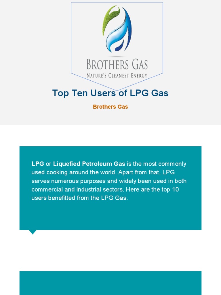 Top Ten Users of LPG Gas | PDF