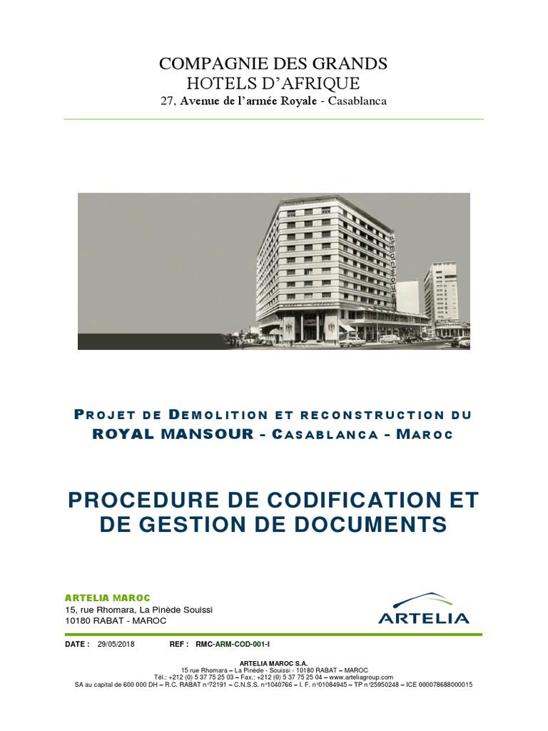 RMC - Procédure de Codification Des Documents Ind I | PDF