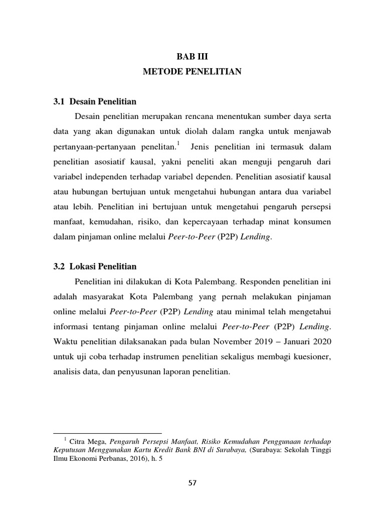 Skripsi BAB III | PDF