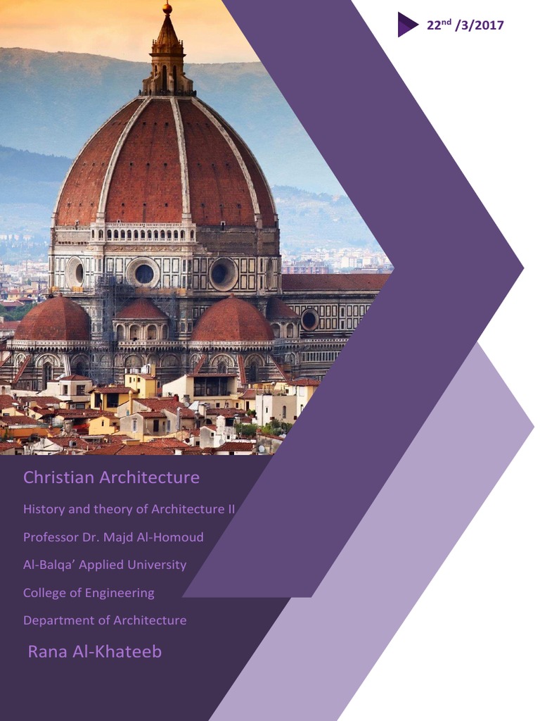 Christian Architecture History and Theor | PDF | Dome | Vault (Architecture)