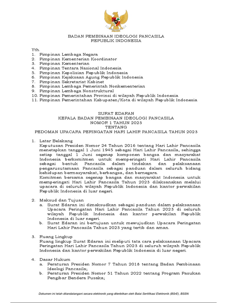 Dokumen Ini Telah Ditandatangani Secara Elektronik Yang Diterbitkan Oleh Balai Sertifikasi ...