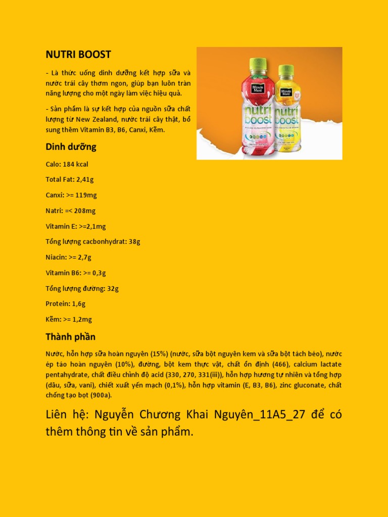 NUTRI BOOST | PDF