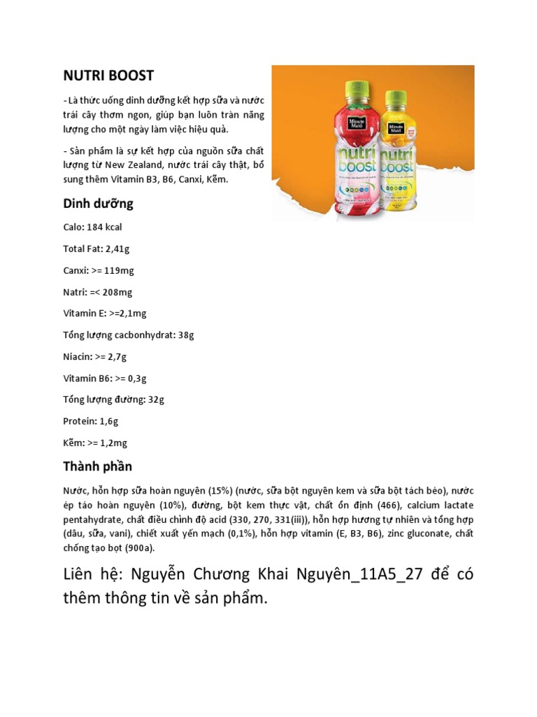 Nutri Boost | PDF