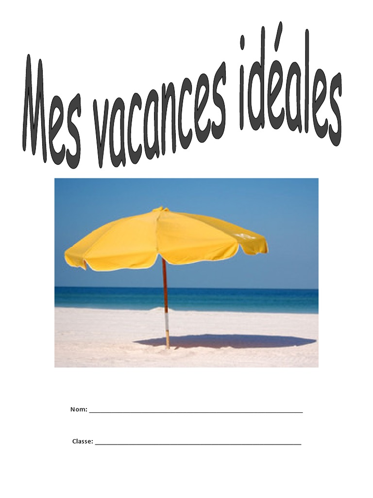mes-vacances-ideales-booklet | PDF