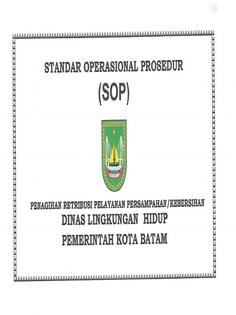Sop Penagihan Retribusi Persampahan Dan Kebersihan | PDF