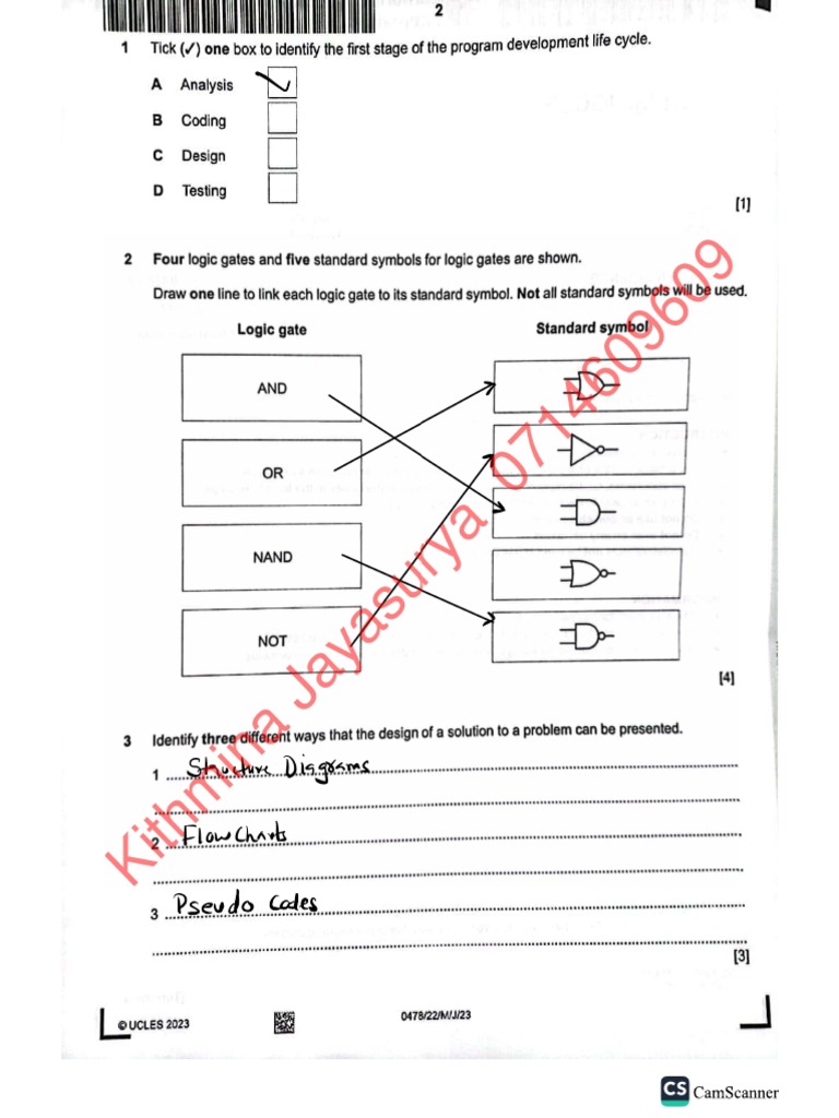 IGCSE CS M:J:23 | PDF