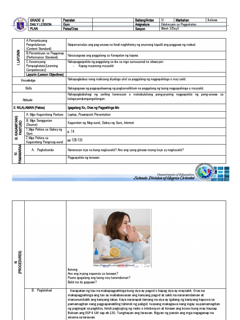 ESP4 Q2 Wk3 Day3 | PDF