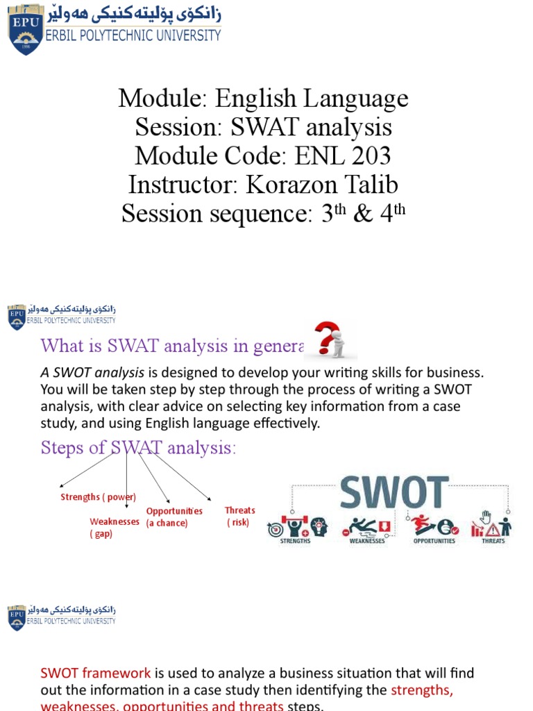 SWAT Class3 | PDF | Swot Analysis | Brand