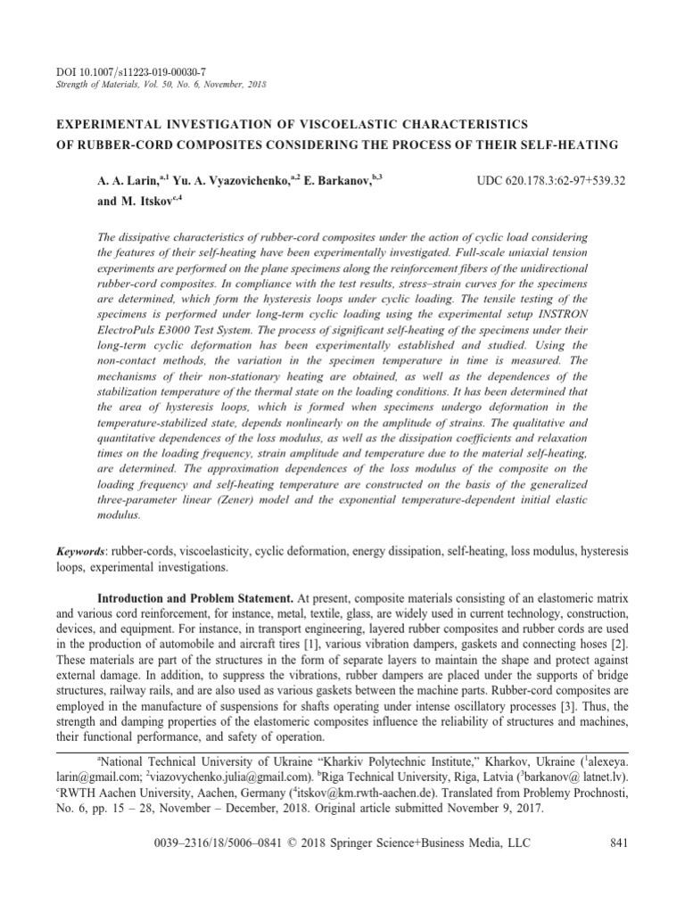Zener Model 1 | PDF | Viscoelasticity | Young's Modulus